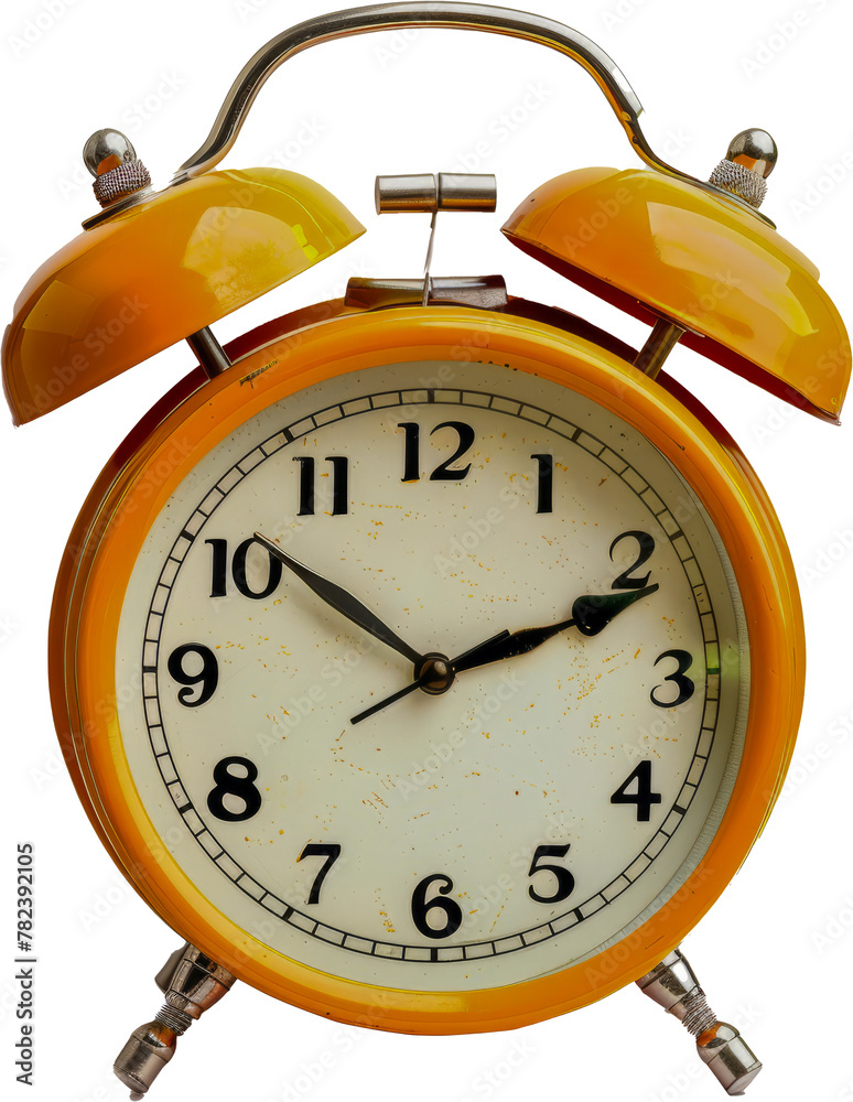 Alarm clock showing time cut out png on transparent background Stock ...