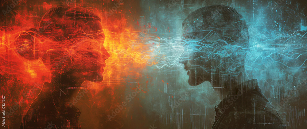 Psychology and mental health stability, state of mind, emotional ...