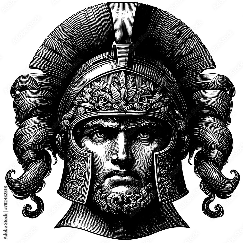 Ares God Portrait Images for Your Mythological Projects, generative AI ...