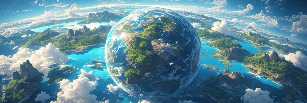 It is a concept that expresses the beauty and richness of the earth ...