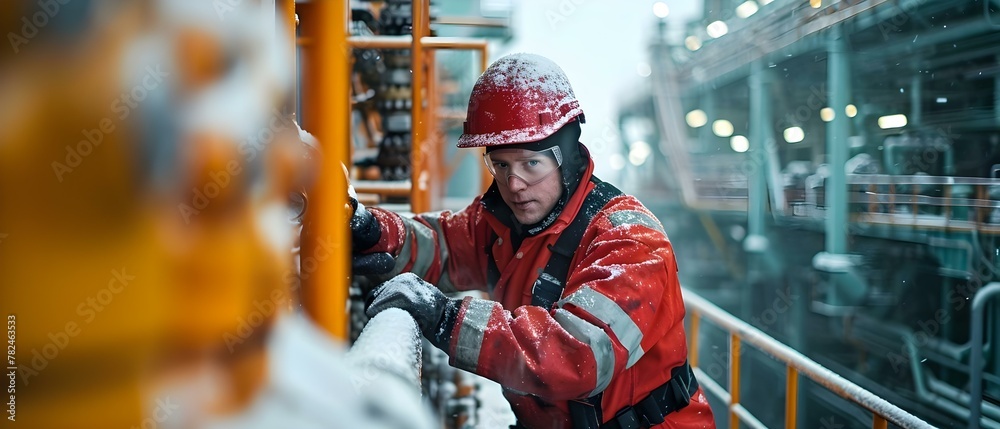 Focused Safety Check at LNG Plant. Concept Safety Protocols, Hazard ...