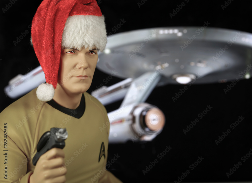 NEW YORK USA, OCT 27 2018: Scene from Star Trek the original series ...