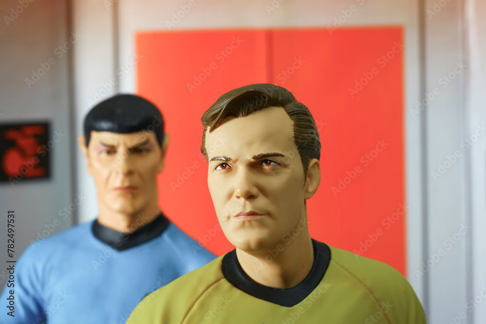NEW YORK USA, OCT 27 2018: Scene from Star Trek the original series ...