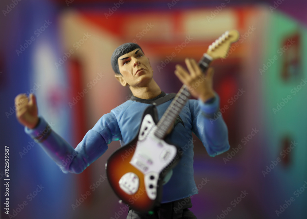 NEW YORK USA, JULY 9 2018: Scene from Star Trek the Original Series ...