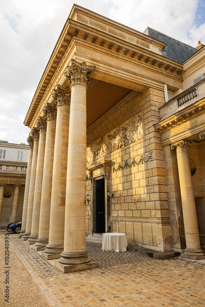 Palace of Legion of Honor (Palais de la Legion d'Honneur) in historic ...