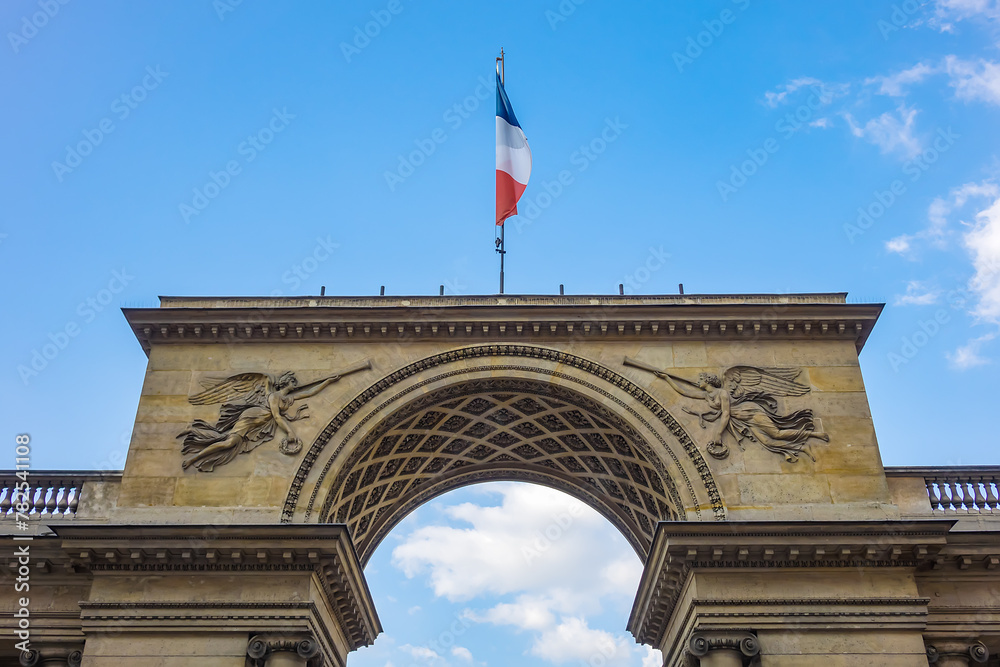 Palace of Legion of Honor (Palais de la Legion d'Honneur) in historic ...