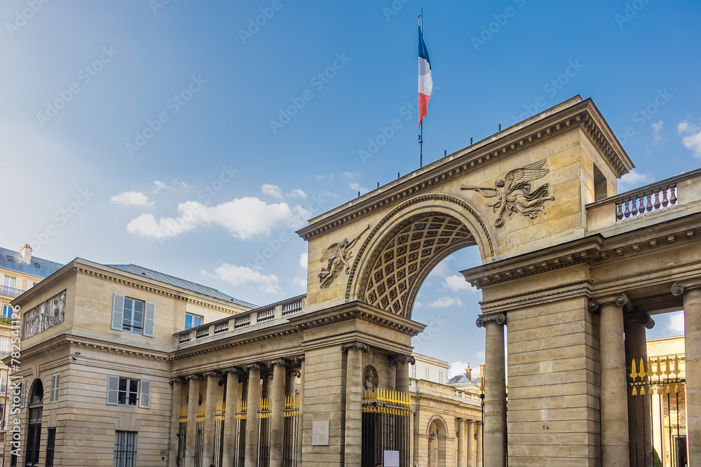 Palace of Legion of Honor (Palais de la Legion d'Honneur) in historic ...