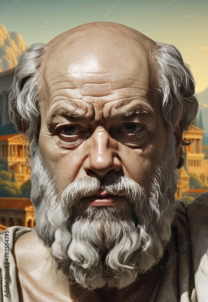 Socrates important Greek philosopher of Athens regarded as the founder ...