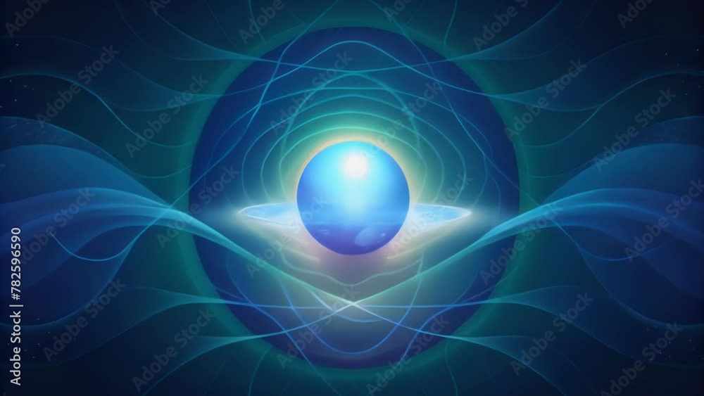 The Omnipotent Algorithm is depicted as a glowing orb of light ...