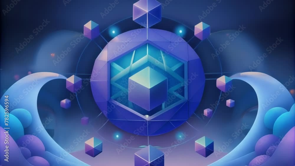 The Omnipotent Algorithm is shown as a grand architect constructing and ...