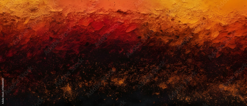 Yellow burnt orange red fiery golden brown black abstract background ...