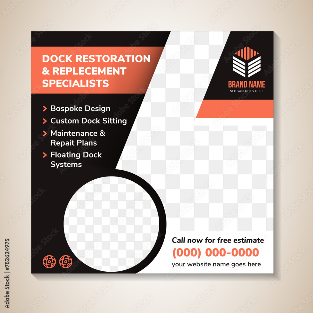 dock restoration and replecement specialist service social media post ...