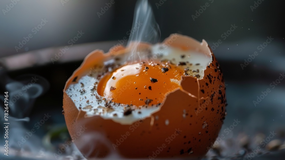 Beitzah (roasted egg) Symbolizes spring and the cycle of life ,happy passover Stock Photo ...