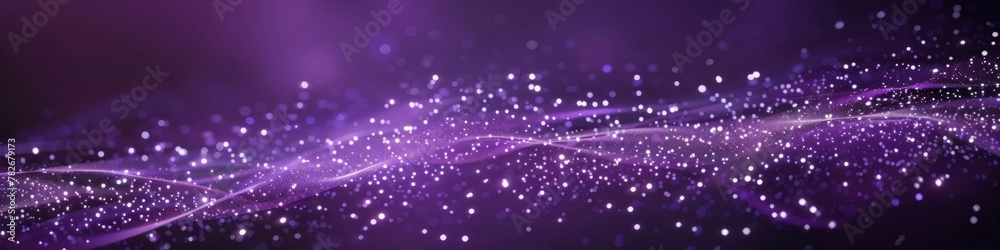 A midnight purple background with stars and lines creating a dynamic ...