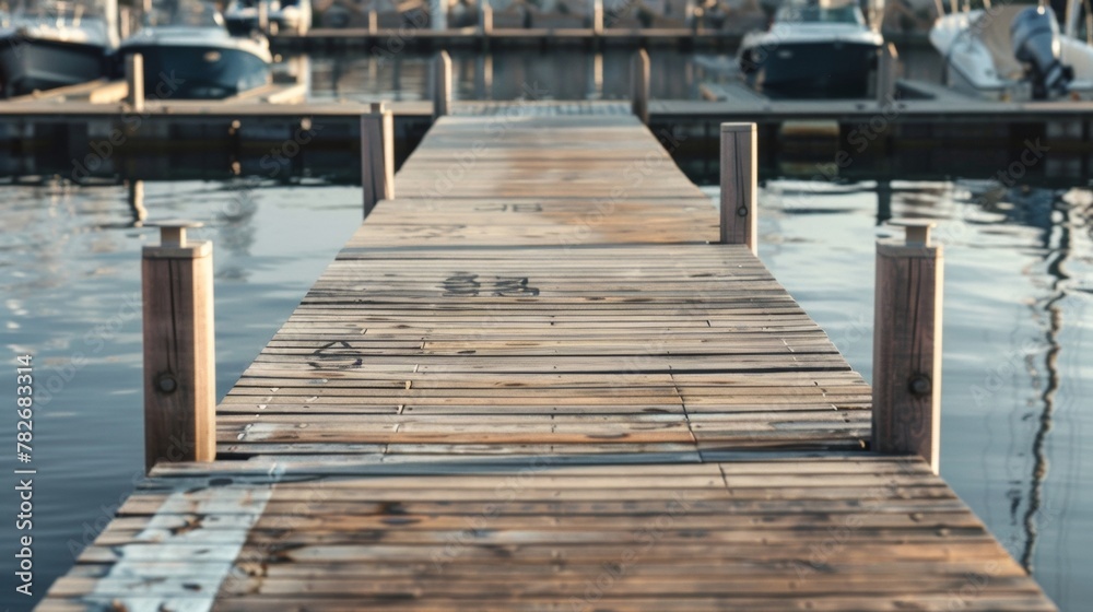 Blank mockup of Marina Dock Numbering with customizable shapes and ...