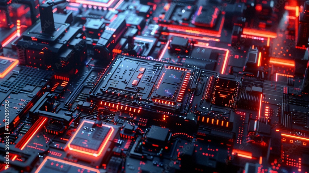 spine-chilling essence of a futuristic horror thriller with a tilted ...