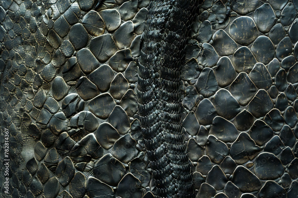 Black snake skin texture background, Close up of snake skin texture ...
