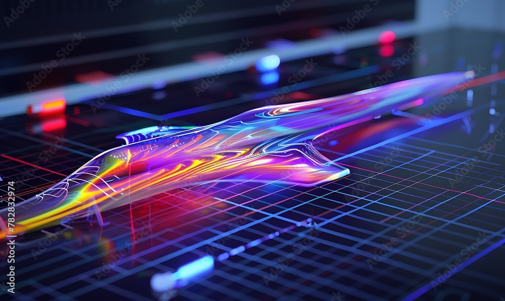 Visualize Airflow Patterns over Airfoil with Computational fluid ...
