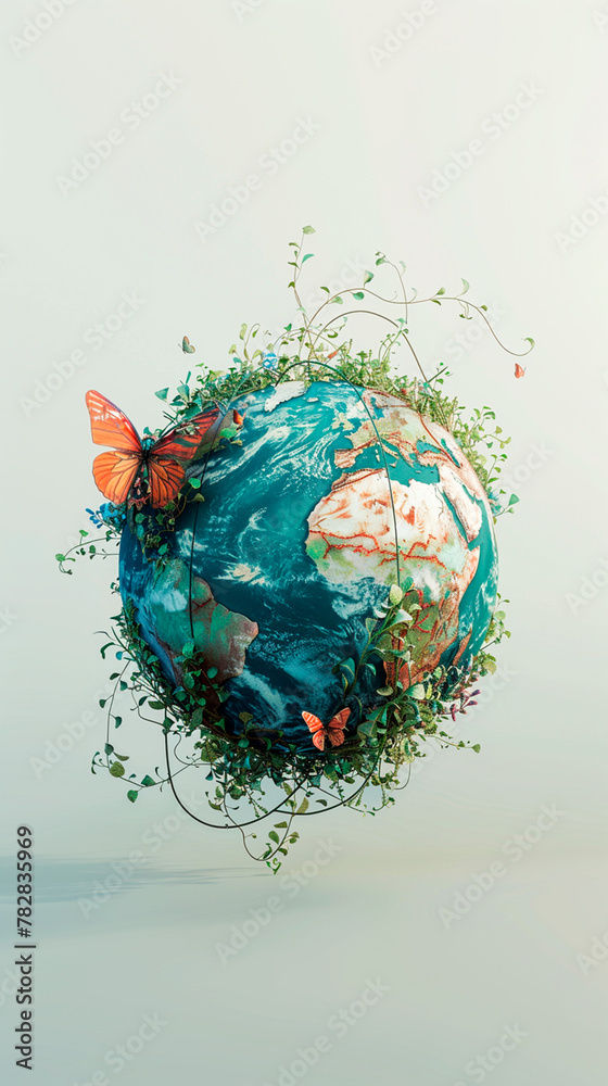 world globe planet earth background banner sustainable environment ...