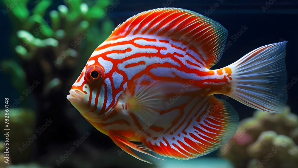 Stunning South American Amazon River Discus Cichlids 300 PPI High ...