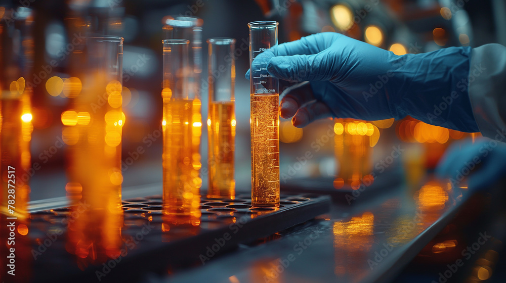 Chemical Analysis: In a chemistry laboratory, scientists use test tubes ...