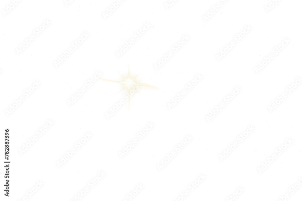 PNG shining star effect, transparent background Stock Illustration ...