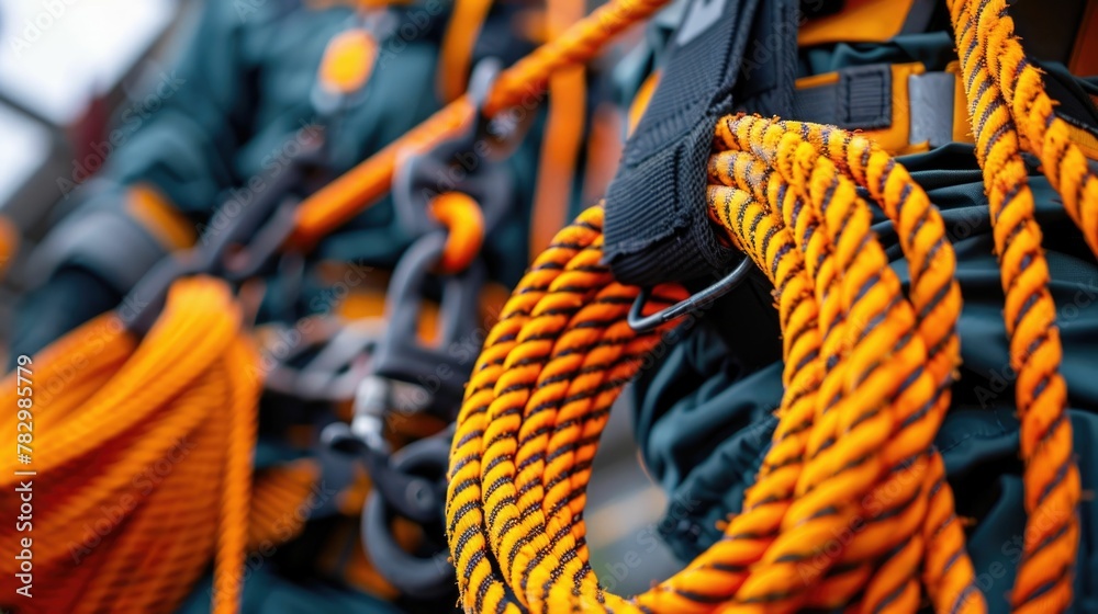 Specialized Safety Harness Equipment for Worker Protection at Heights ...