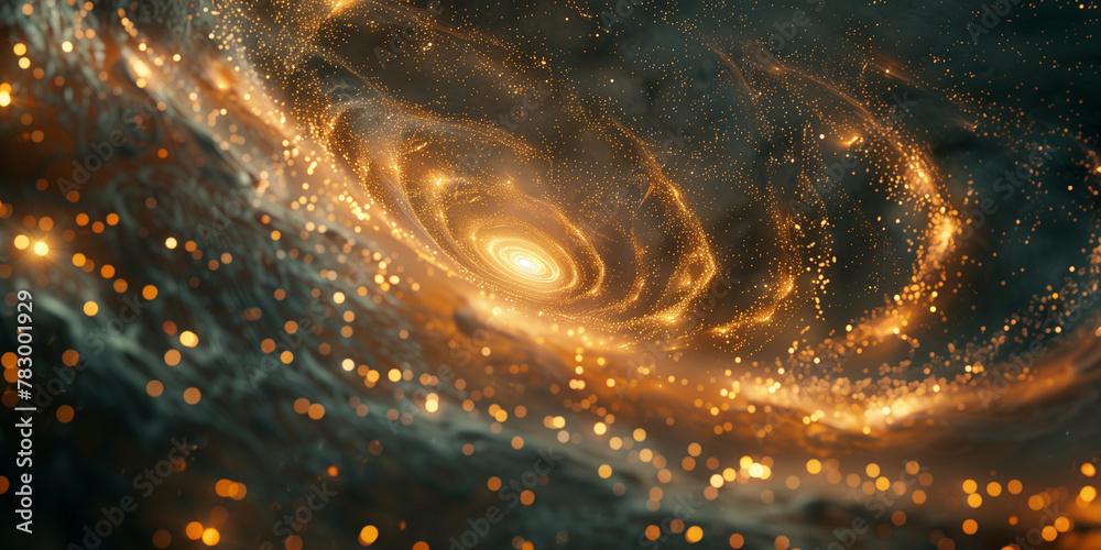 Vortex space background poster. Spiral galaxy creative wallpaper ...