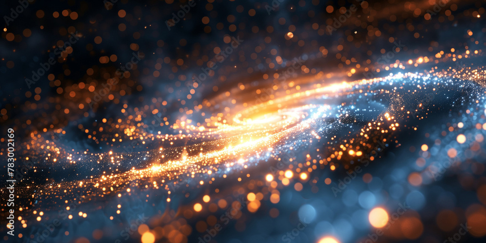 Vortex space background poster. Spiral galaxy creative wallpaper ...