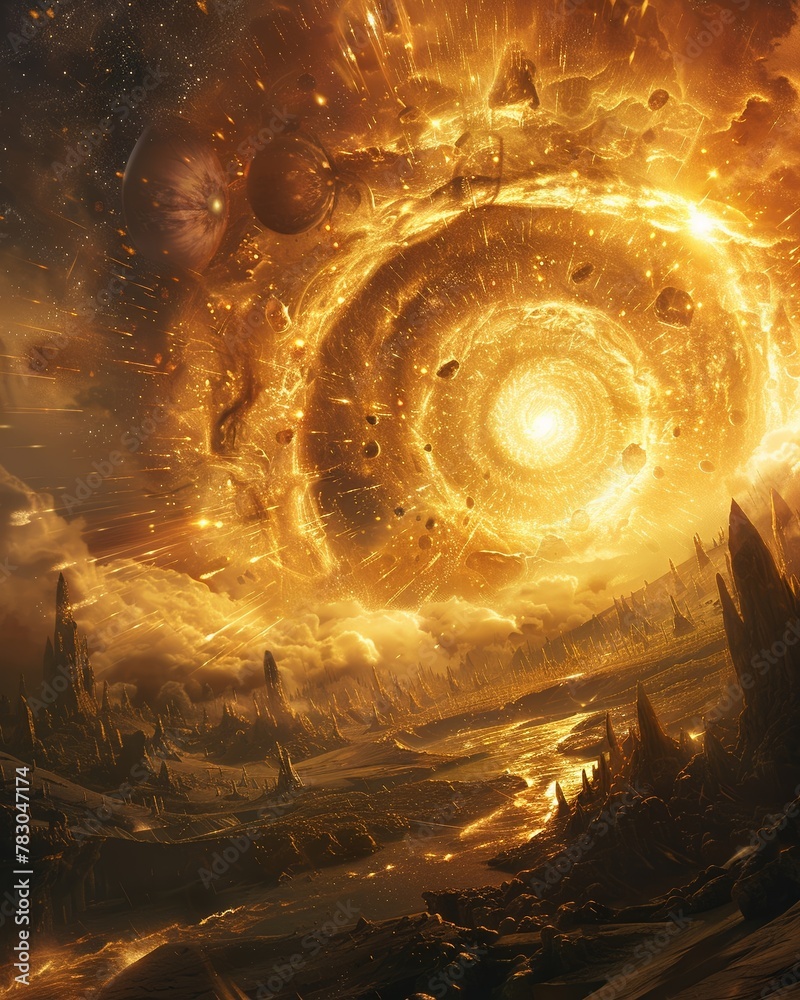 Infuse the idea of varied star system origins into a captivating tilted ...