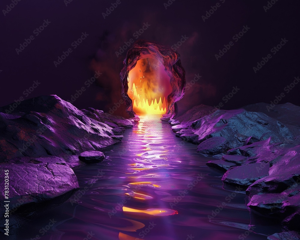 A souls journey from the fiery depths of hell, rising through water ... A souls journey from the fiery depths of hell, rising through water ...