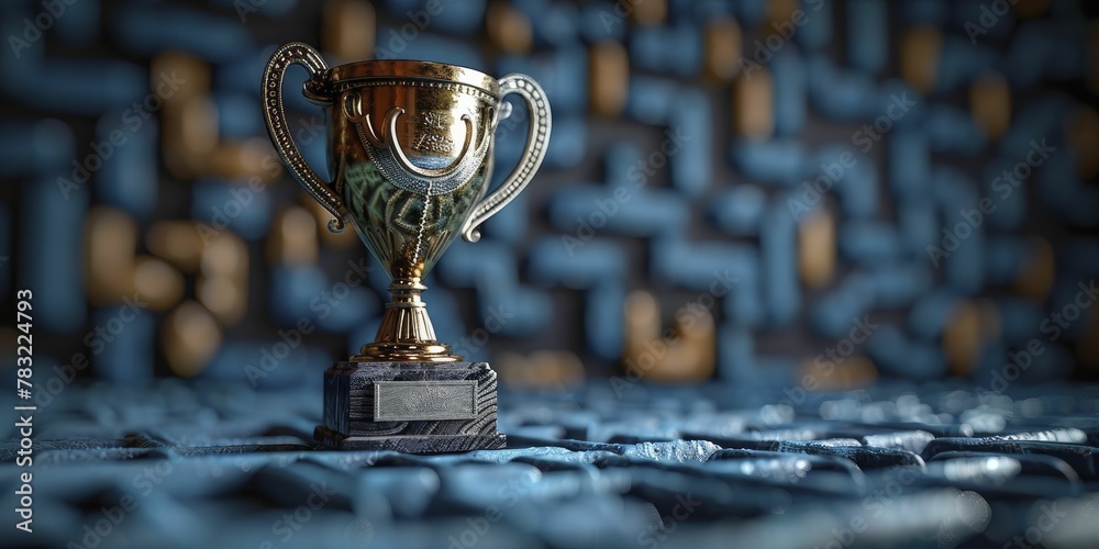 A chic, artistic portrayal of a prize at the maze's conclusion ...