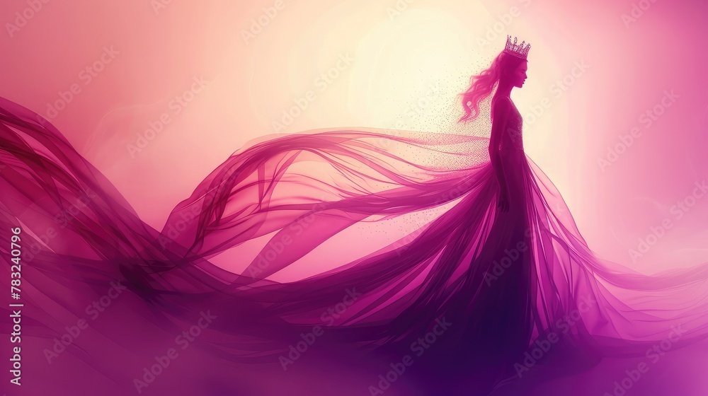 banner background International Beauty Pageant Day theme, and wide copy ...