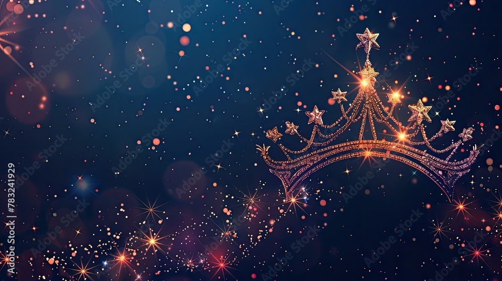 banner background International Beauty Pageant Day theme, and wide copy ...