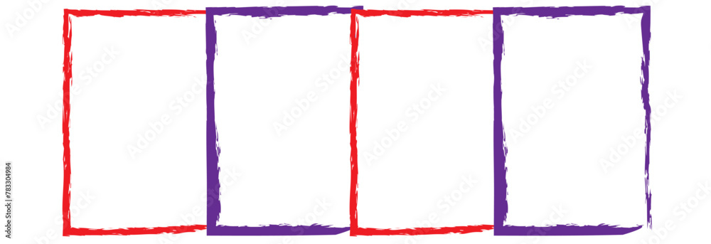 Set of highlighter brush pen hand drawn elements. Yellow realistic ...