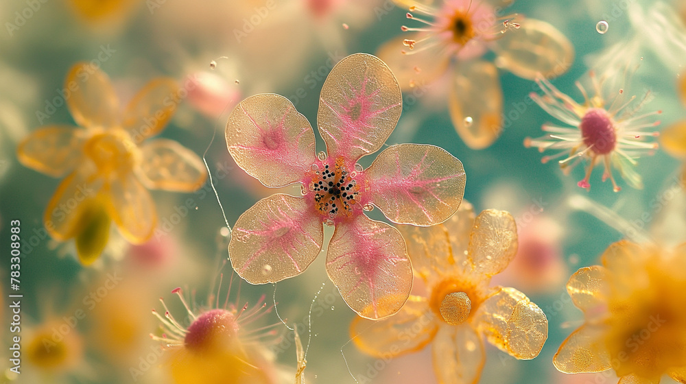 Bacterial Bloom: In a burst of growth and reproduction, bacteria ...