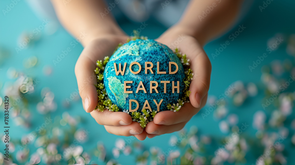 Child holding a small planet earth for World Earth Day - Save the ...