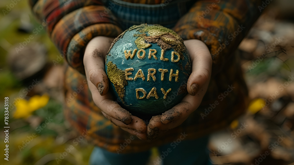 Child holding a small planet earth for World Earth Day - Save the ...