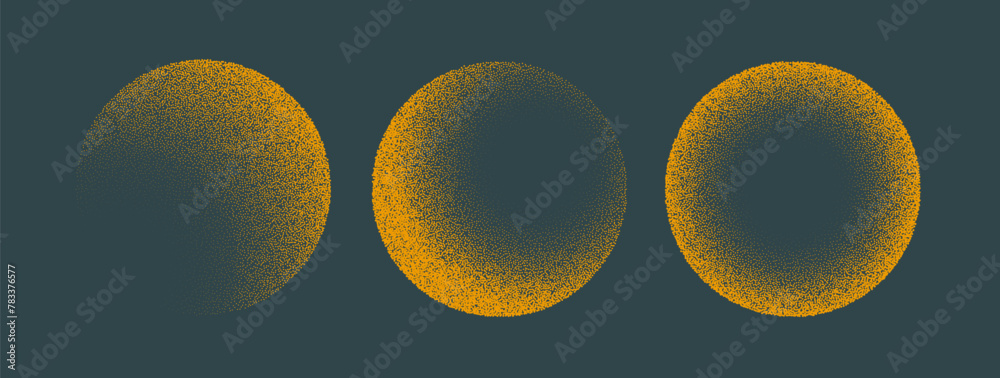 Circle dot vector pattern background digital explosion. Dot spray ...
