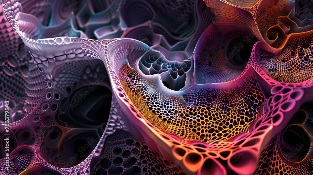 Metamorphic Symphony: An abstract background that evokes the concept of ...