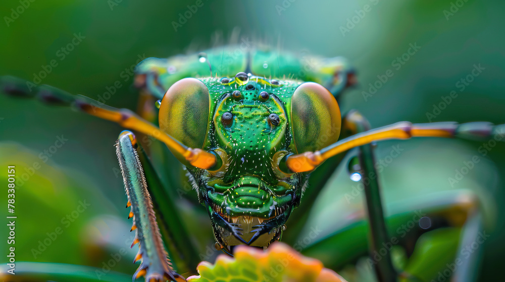 Insect World: An illustration of insects and small creatures in macro ...