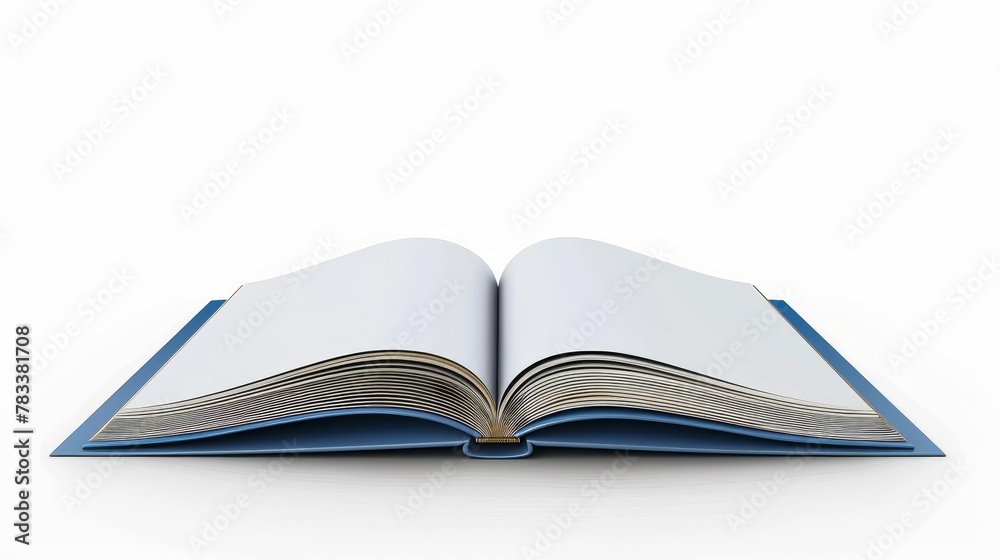 landscape hardcover book mockup isolated on white background showcasing ...