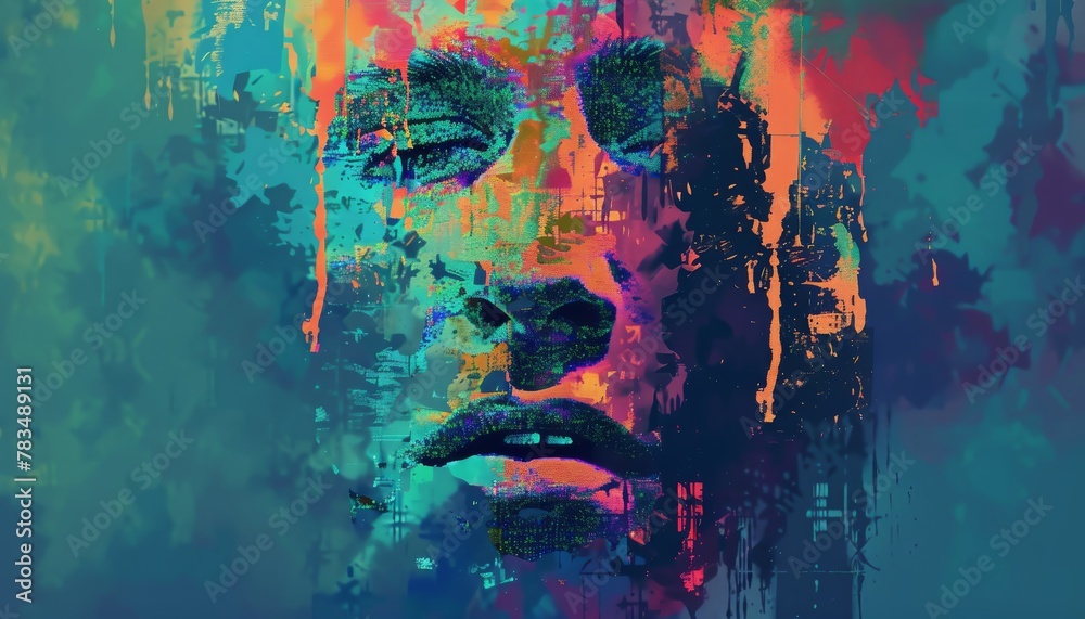 Illustrate a thought-provoking pixel art piece symbolizing survival ...