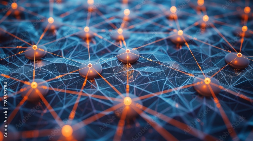 A network of roads connecting to a central hub with the social worker ...