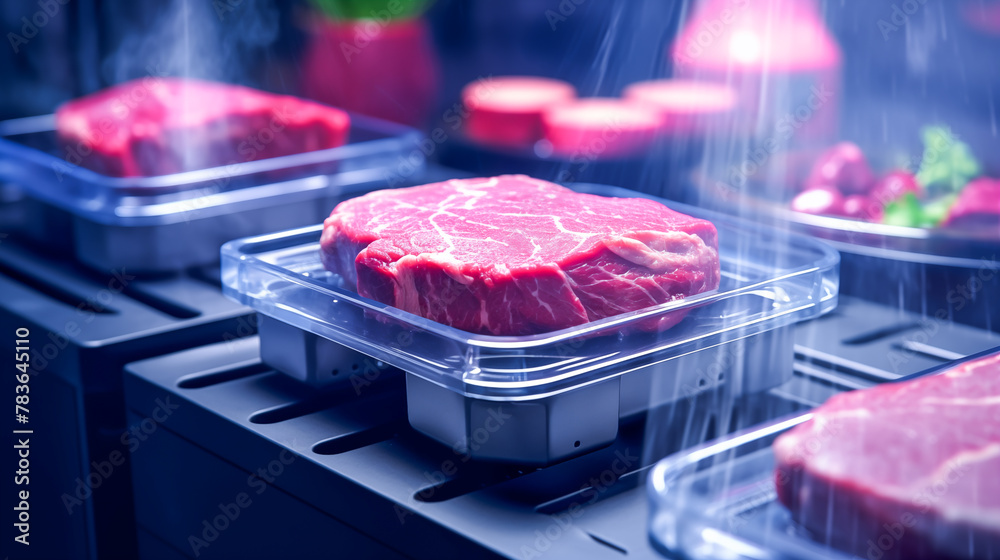 Artificial protein meat, Food in the future, The food tech, with ...