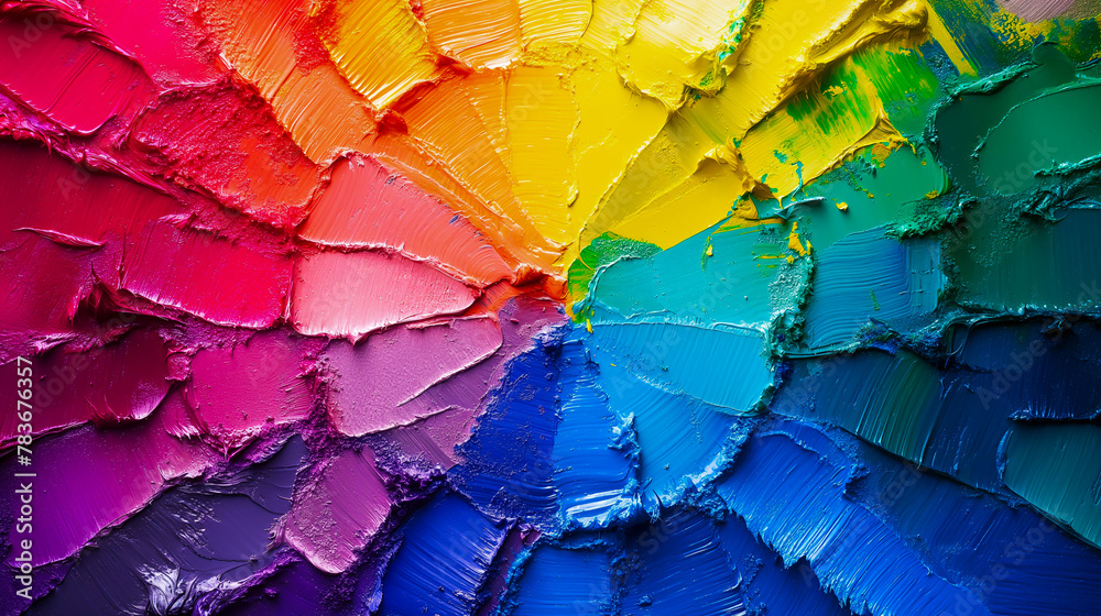 Rainbow Spectrum Palette, Artwork, Paint Catalog, Color Samples ...
