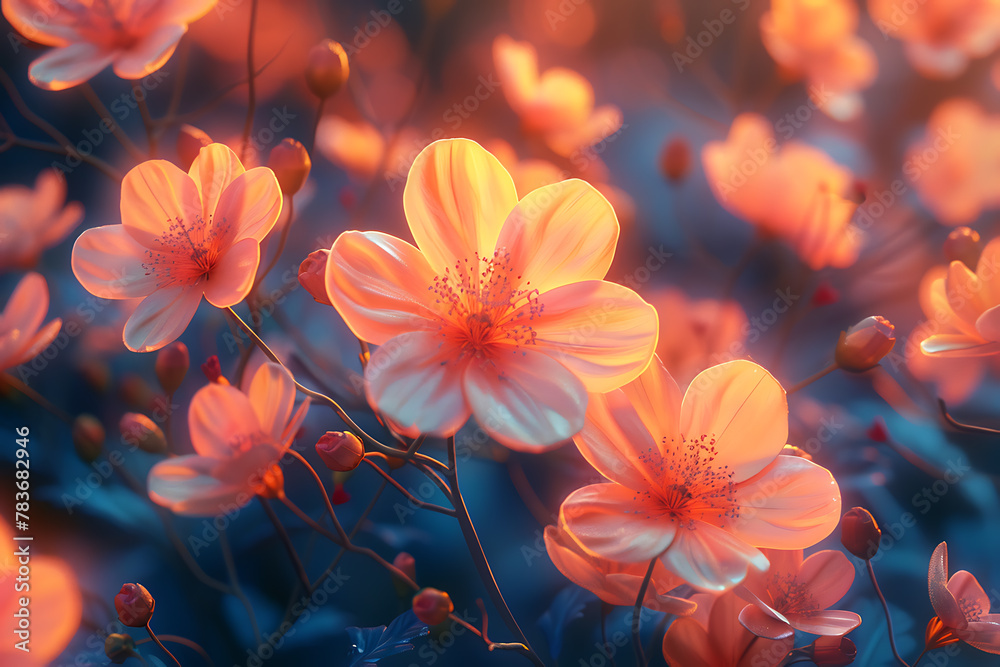 Vibrant floral wallpaper featuring a beautiful arrangement of colorful ...