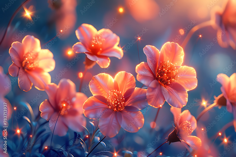 Vibrant floral wallpaper featuring a beautiful arrangement of colorful ...