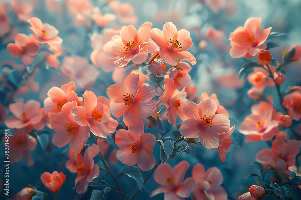 Vibrant floral wallpaper featuring a beautiful arrangement of colorful ...