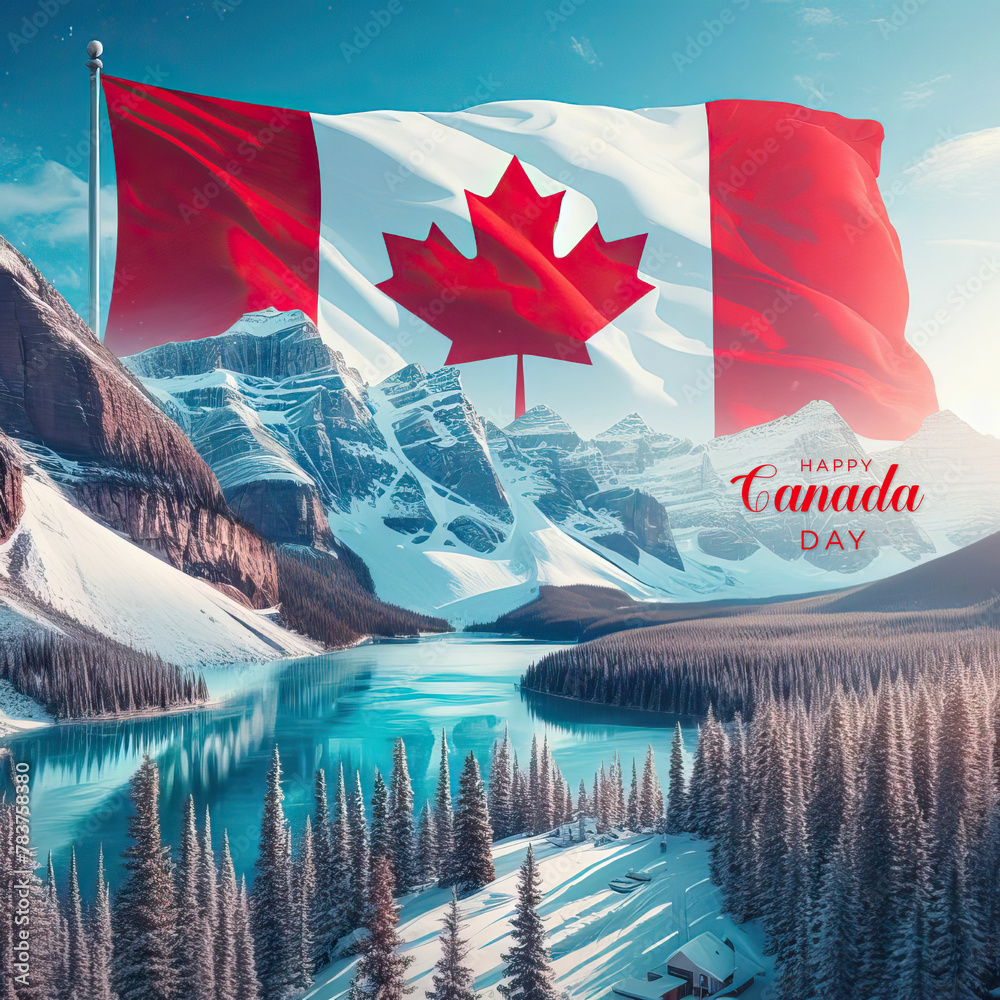 Canada Day, Post, Canada Day Poster, Background With. Happy Canada Day ...